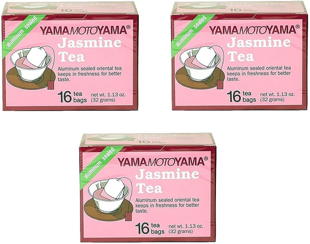Amazon.com : Yamamotoyama - Jasmine Tea 16 bags (2packs) : Grocery ...