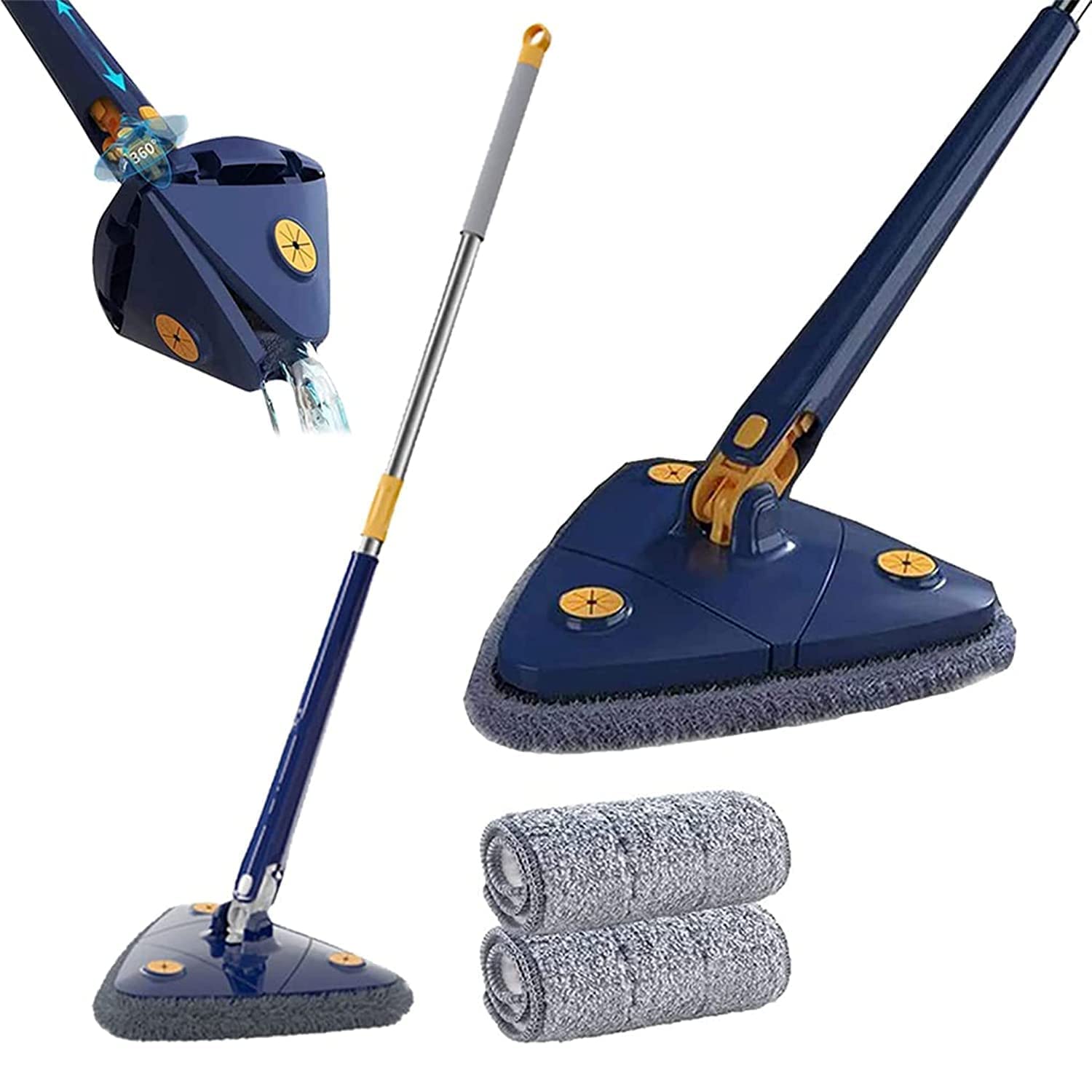 Modern 360° Rotatable Adjustable Triangle Multifunctional Cleaning Mop ...