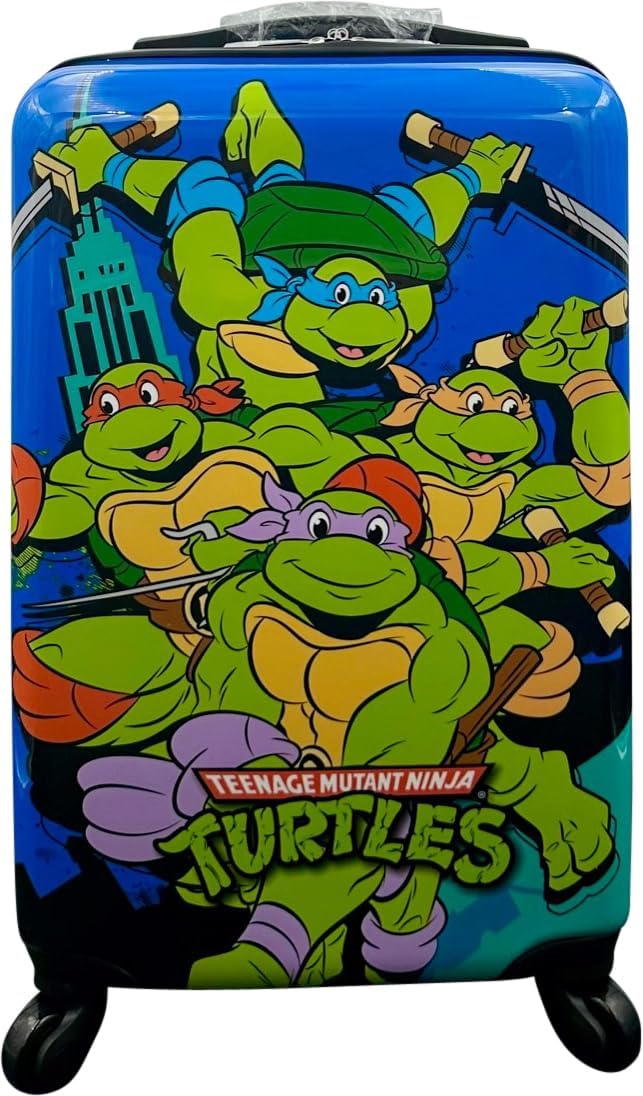 Amazon.com | Heys Teenage Mutant Ninja Turtles Hardside Spinner 18 ...