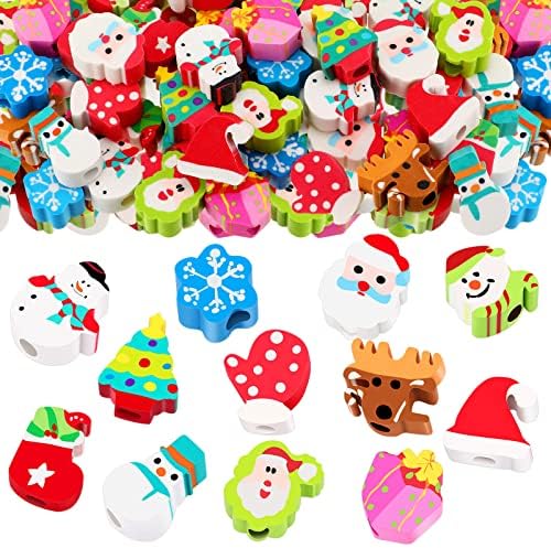 Amazon.com: Pajean 36 Pcs Christmas Erasers for Kids Snowman,Snowflake ...