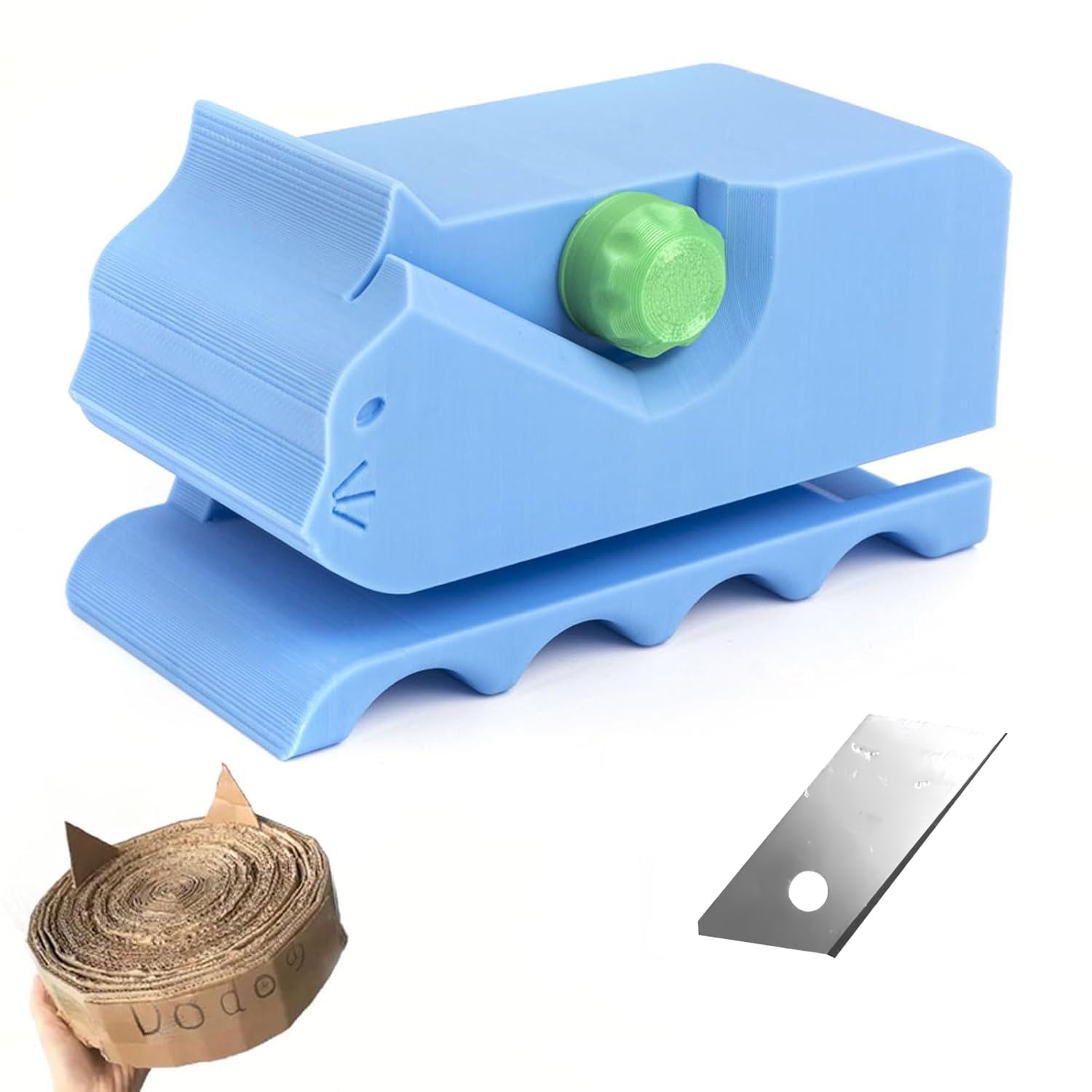 Cardboard Cutter for Cat Scratcher, 3D Printed Kitten Shaped Cutter ...