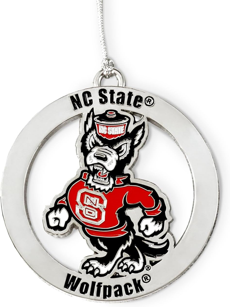 Amazon.com: NC State Wolf Logo Ornament by Fan Frenzy Gifts Officially ...