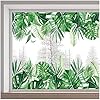 Amazon.com: GORGECRAFT 118x39cm Large Green Leaf Window Stickers ...