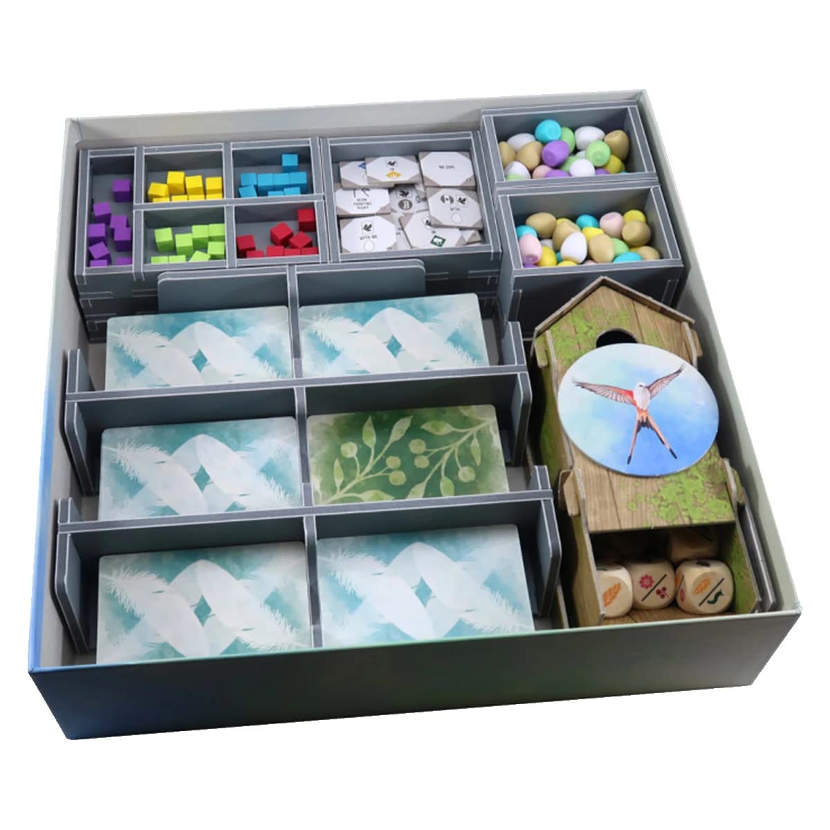 Amazon.com: Folded Space: Wingspan Board Game Organizer : Toys & Games