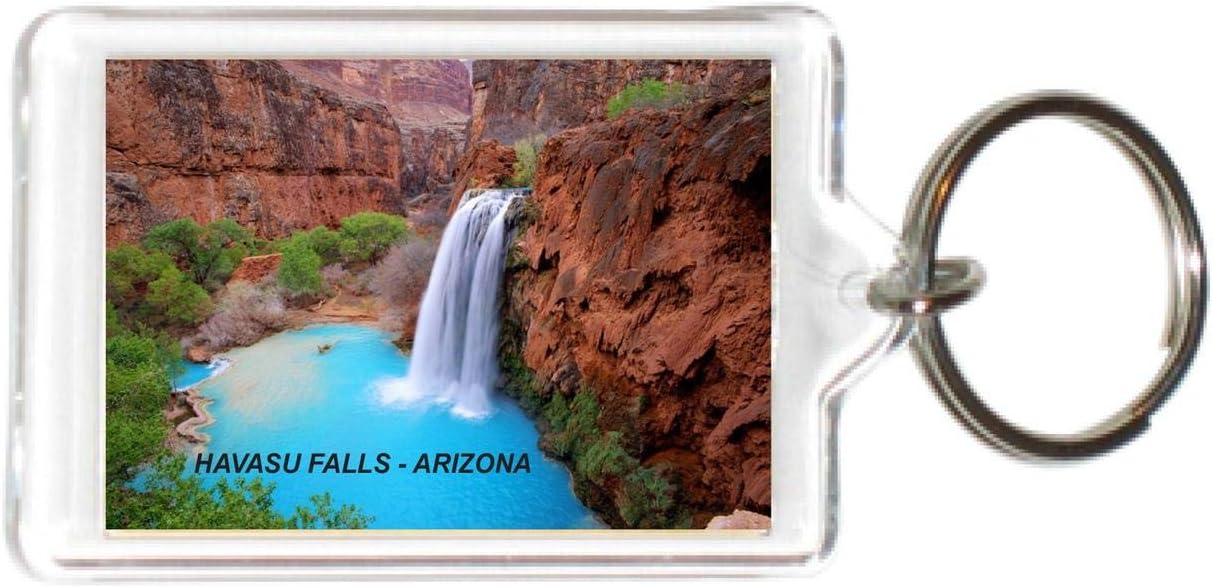 Amazon.com : Arizona USA United States Acrylic Keychains KeyRings ...