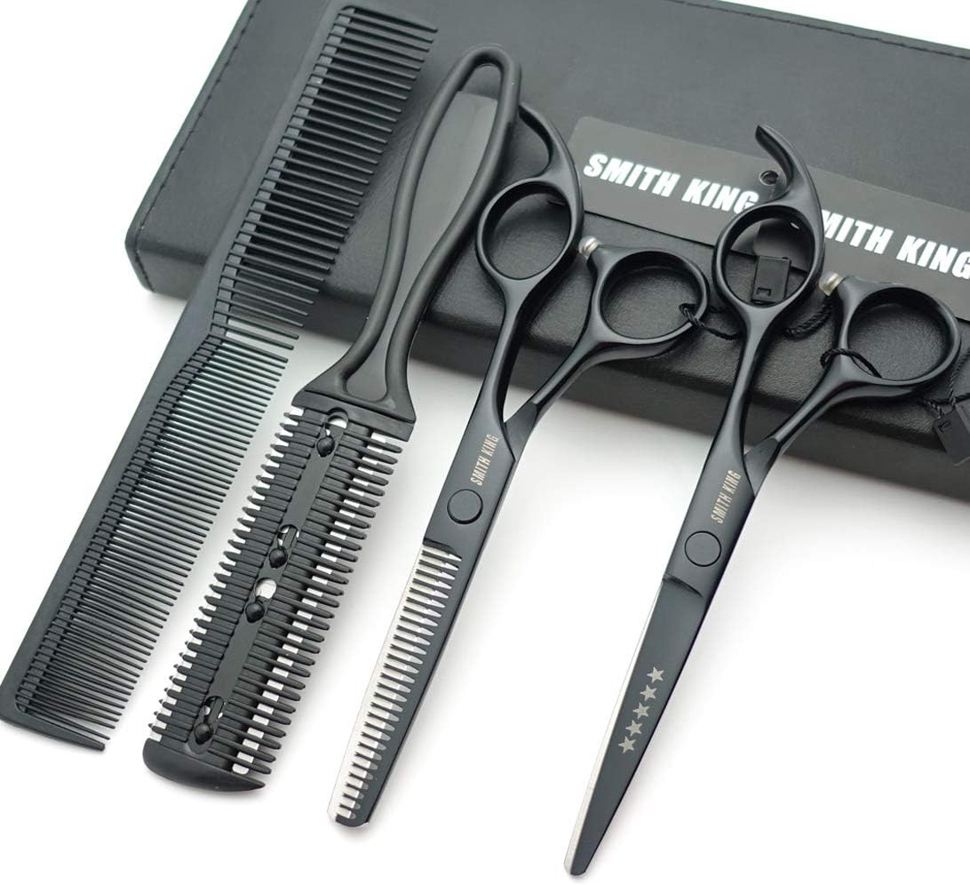 Amazon.com: 5.5 Inches Hair Scissors with Thinning Comb Hair Cutting ...