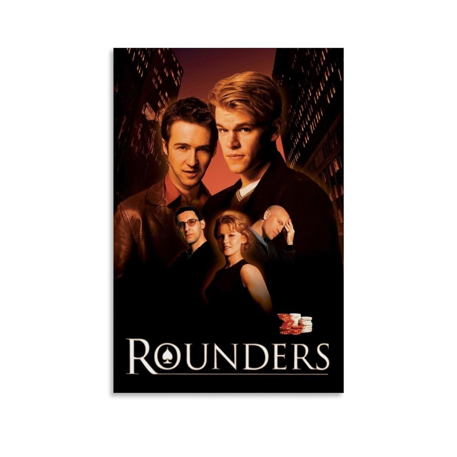 Rounders Movie Poster East Urban Home 'Rounders Minimal Movie Poster'