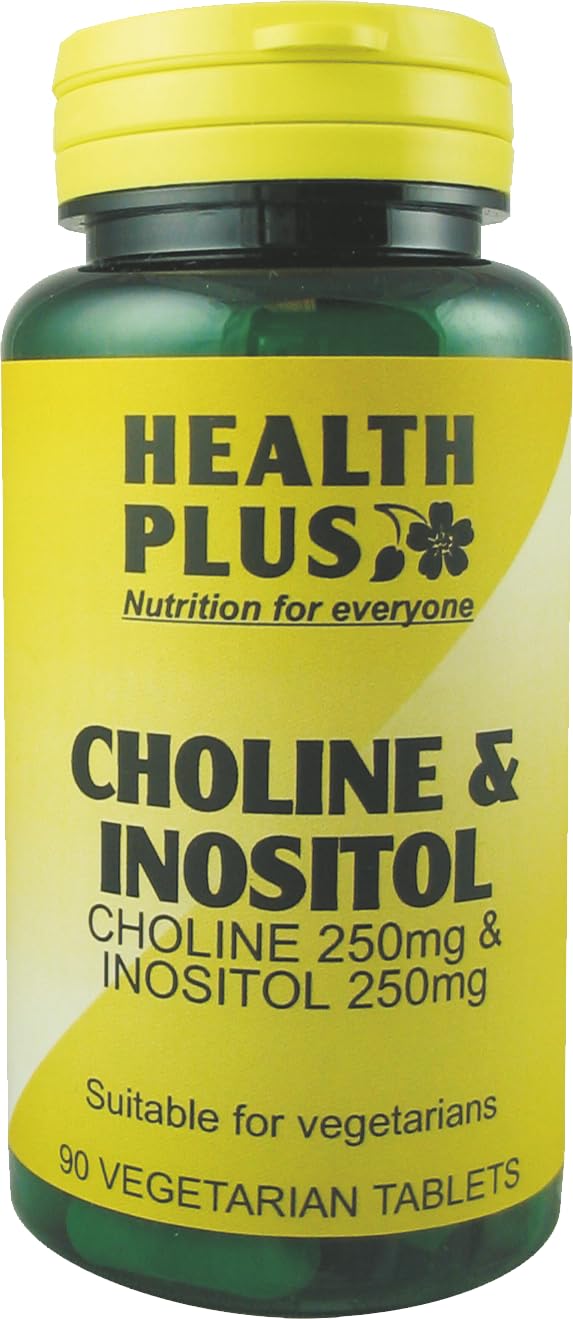 Health Plus Choline & Inositol Vitamin B Supplement - 90 Tablets ...