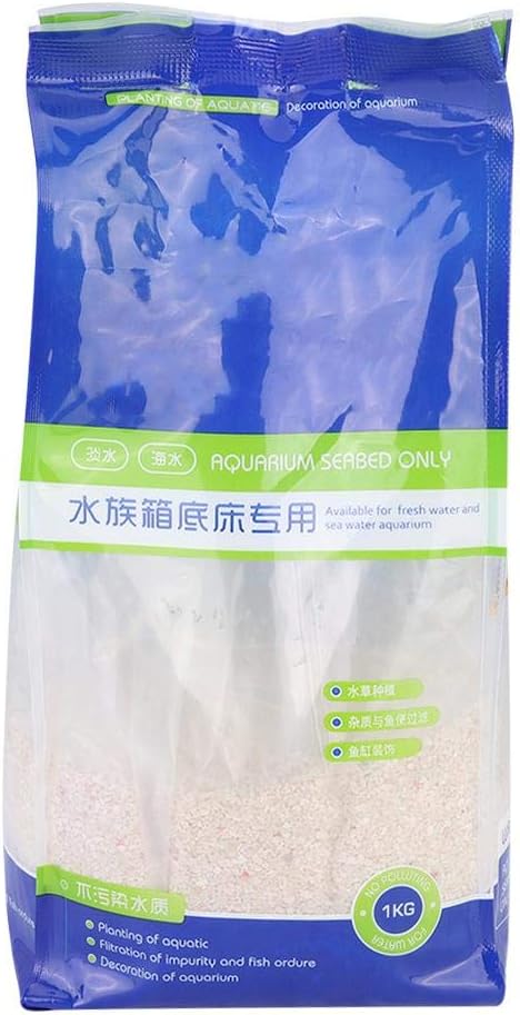 GOTOTOP Aquarium Natural Sand Substrate, Fine Sand Gravel for ...