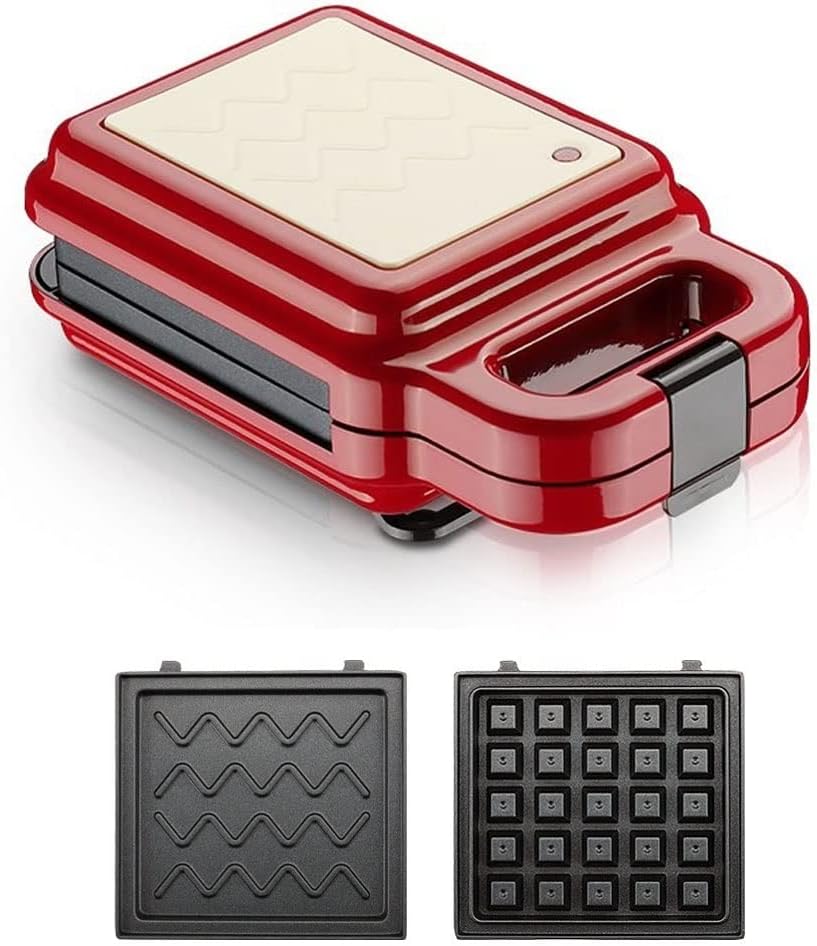 Mini Waffle Maker Machine with Removable Plates Belgian Waffle Maker ...