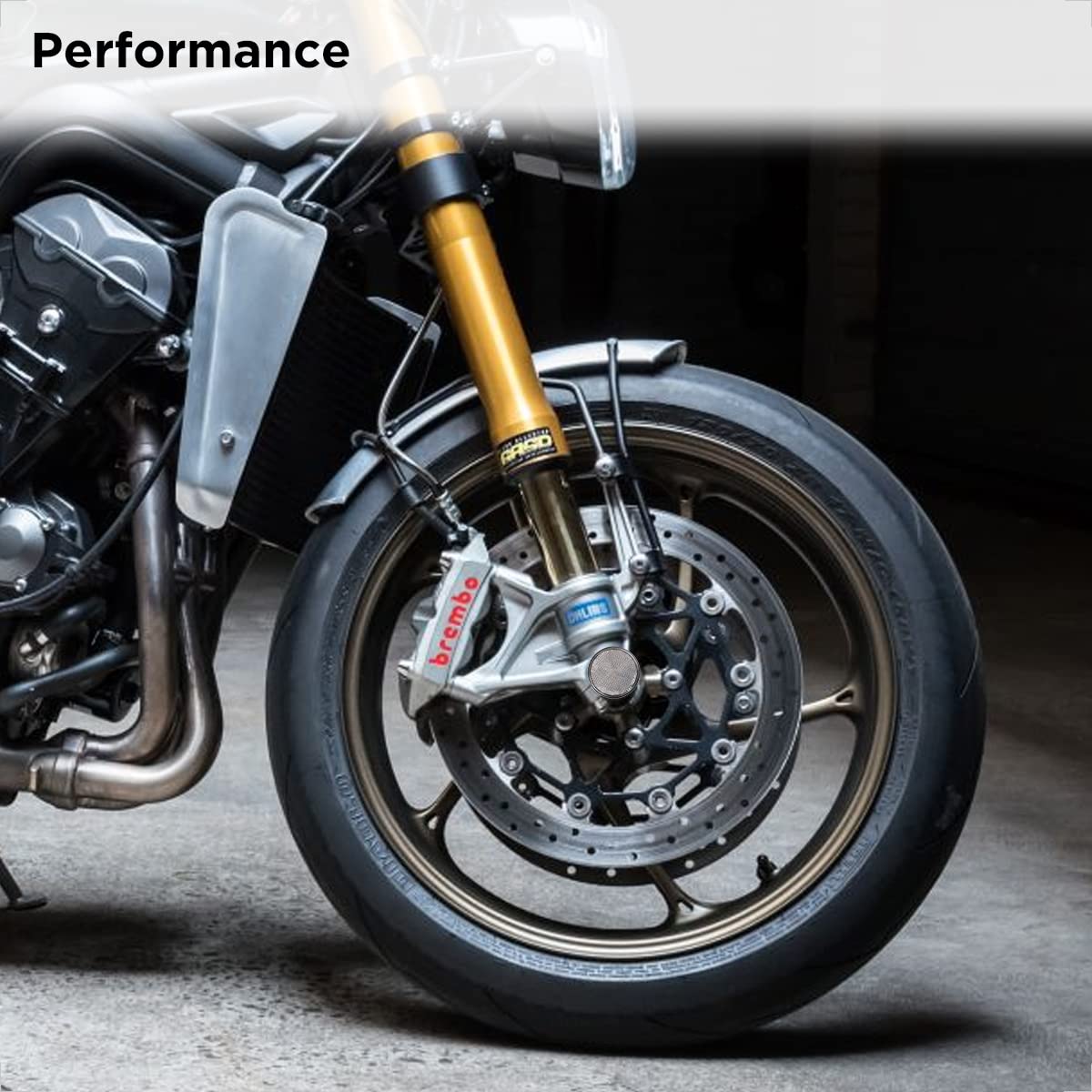 Snapklik.com : Evermotor Smoked Reflectors For Motorcycle,2.3 Inch Roud M6
