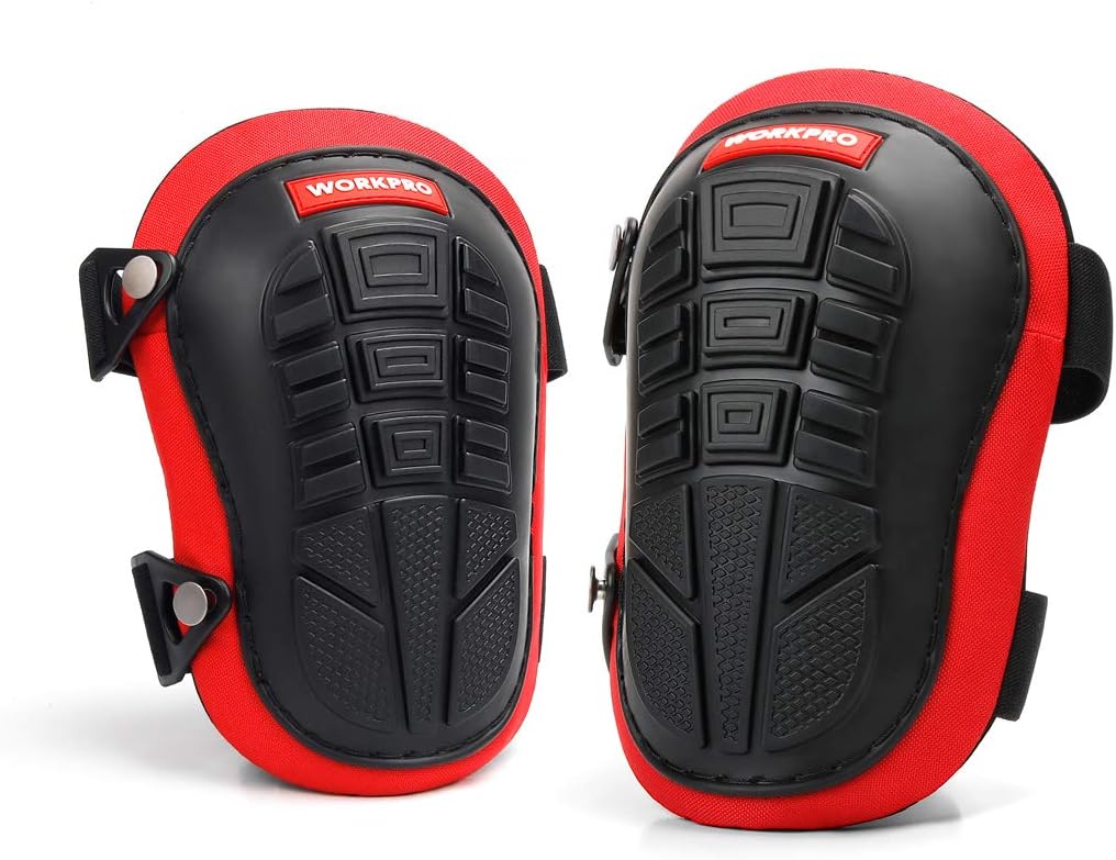WORKPRO Knee Pads for Work, Construction Knee Pads with Ergonomic Gel ...