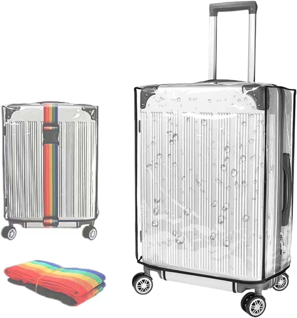 T Tersely Premium PVC Luggage Protector 20/24/26/28/30 Inch ...