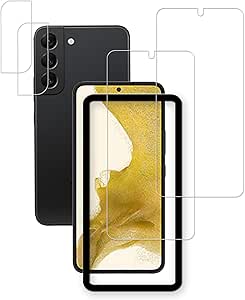 Amazon.com: HKKAIS Easy Alignment Frame Designed For Samsung Galaxy S22 5G Tempered Glass Screen ...