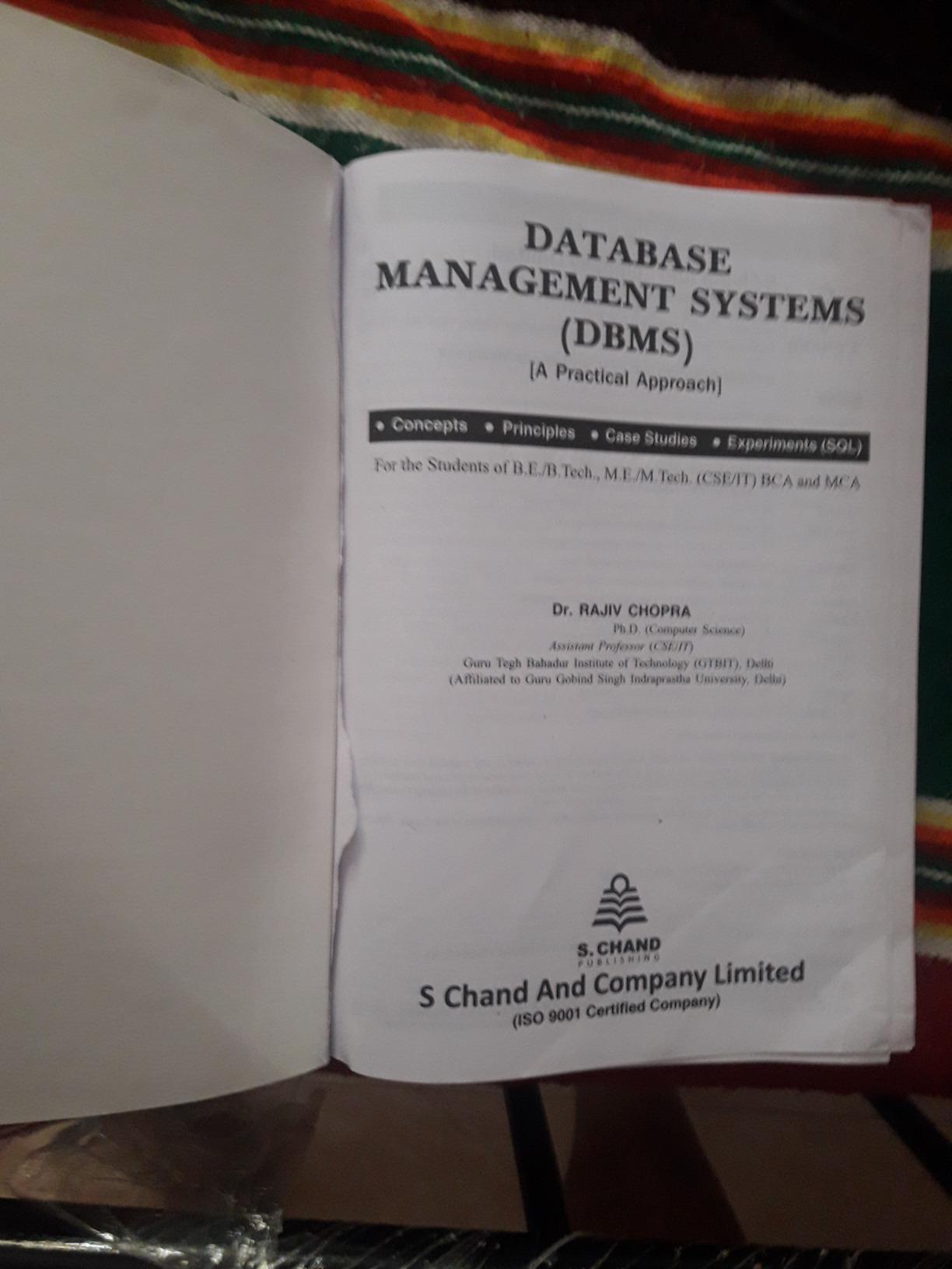 Buy Database Management System (DBMS): A Practical Approach, 5th Edition Book Online at Low ...