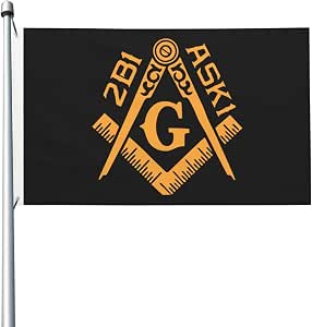Amazon.com : Masonic - The Masonic Flags 3x5 Ft Double Sided Flag ...