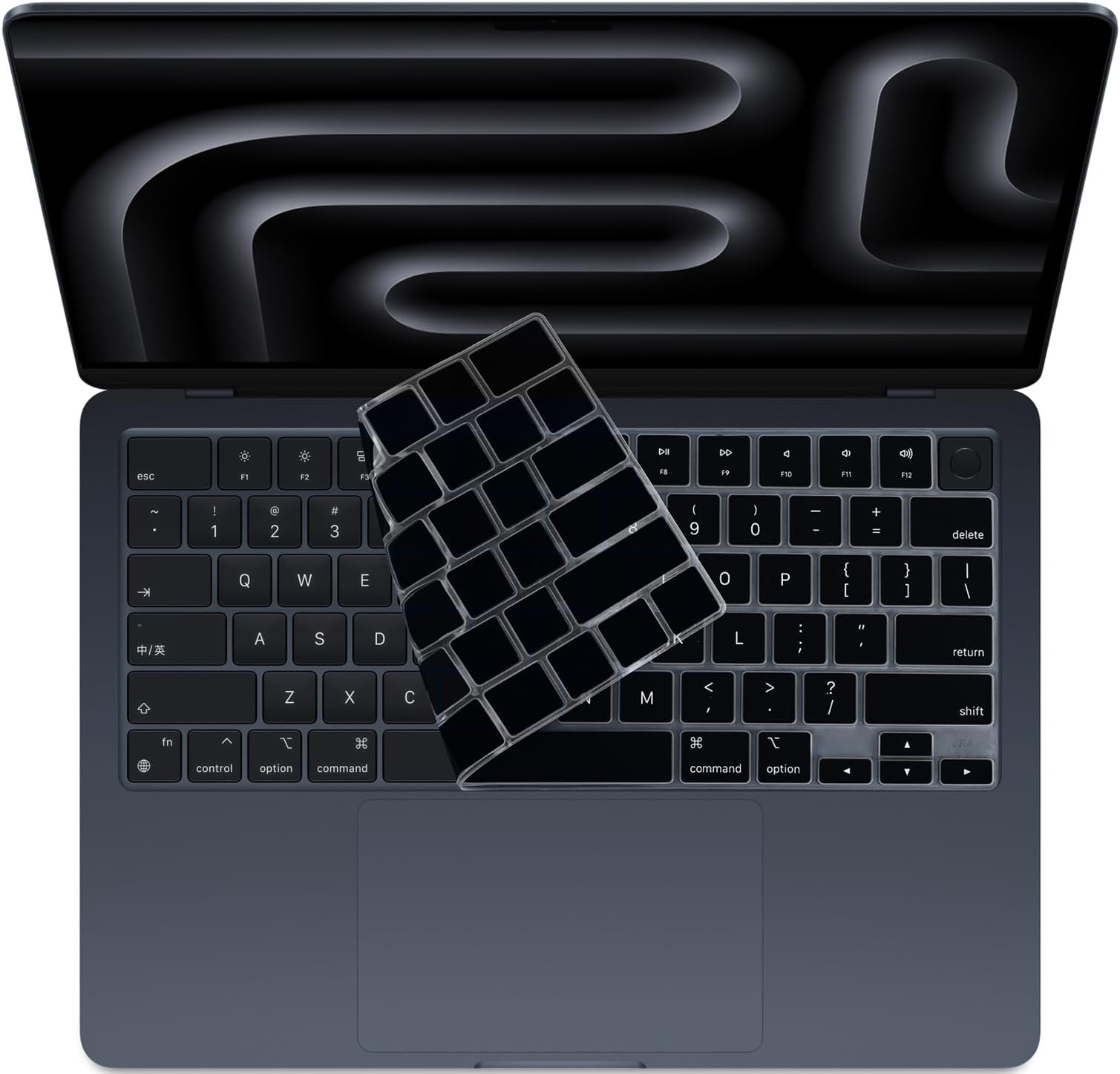 Keyboard Cover Compatible w/New MacBook Air 13/15 Pro 14/16 2025~2021 ...