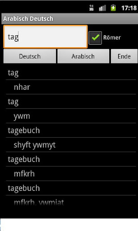 Arabic German Dictionary - App on Amazon Appstore