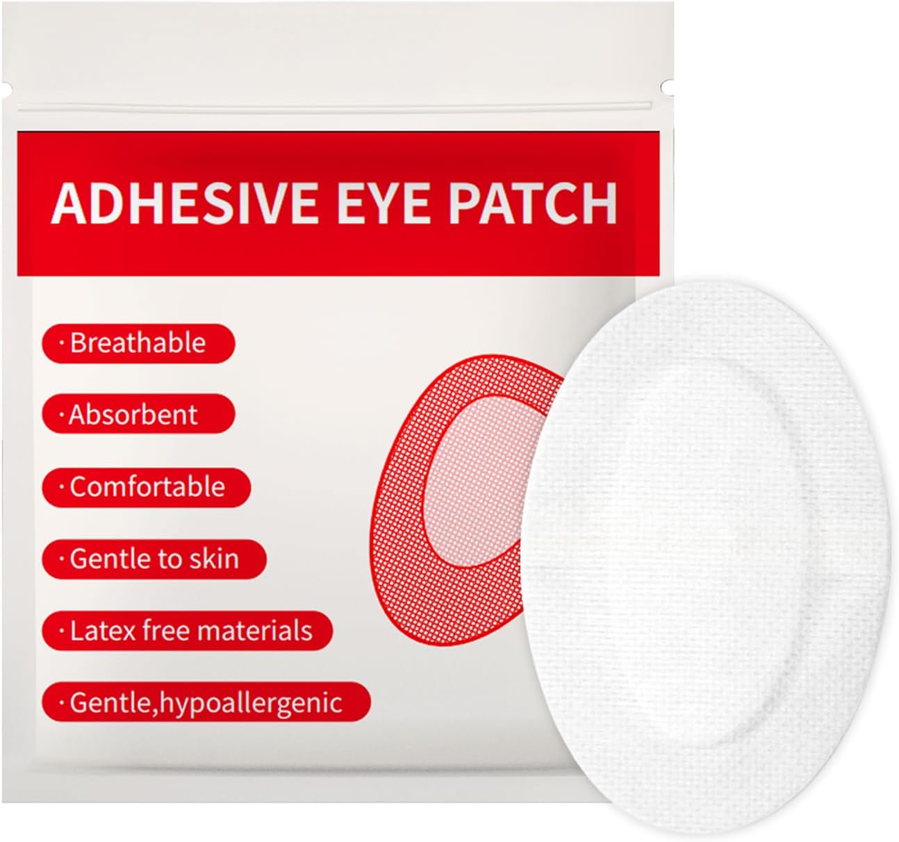 Amazon.com: 40pcs Non-Woven Eye Pads Patches Adhesive Bandages Wound ...