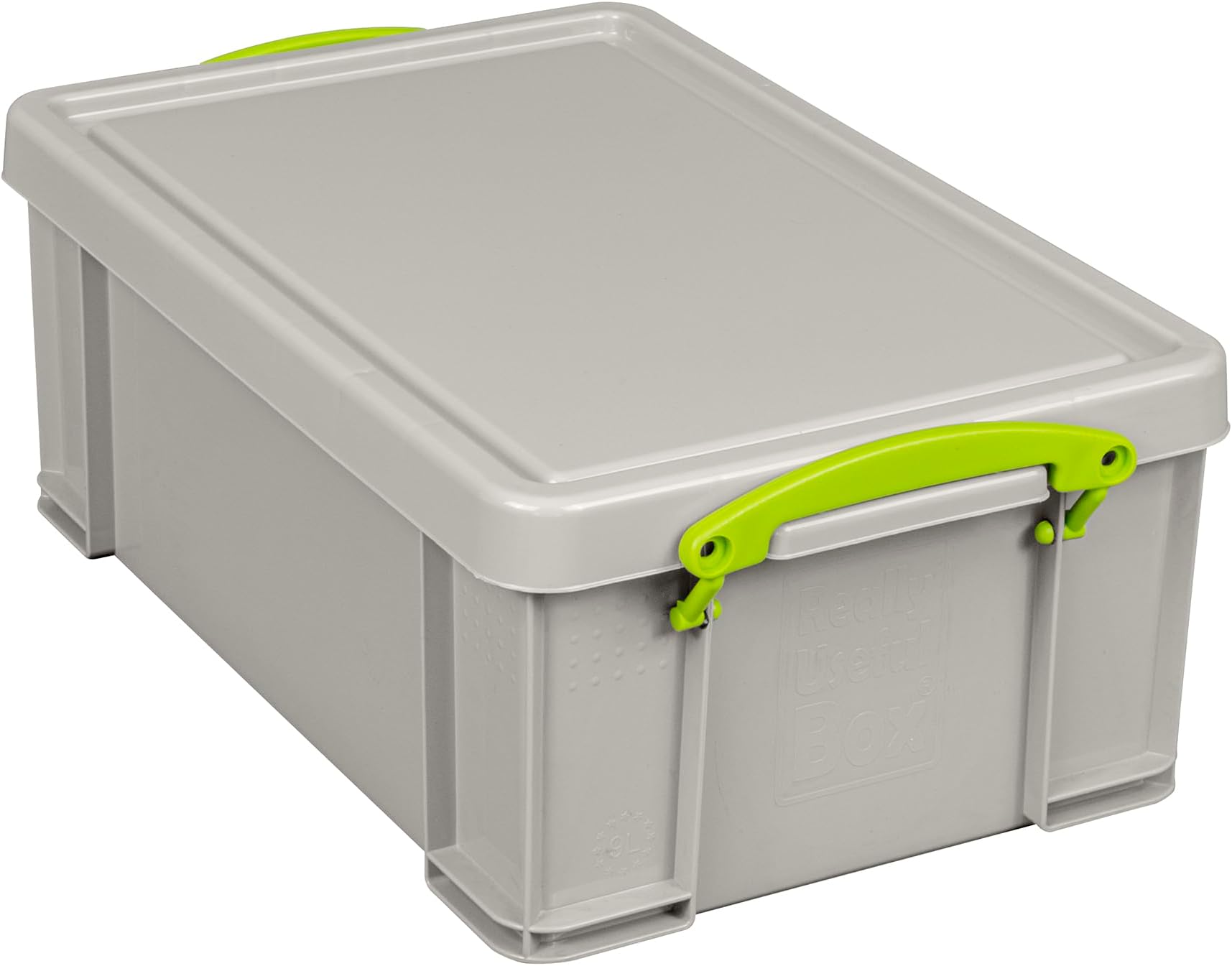 Really Useful Plastic Storage Box 84 Litre Recycled Solid Black ...