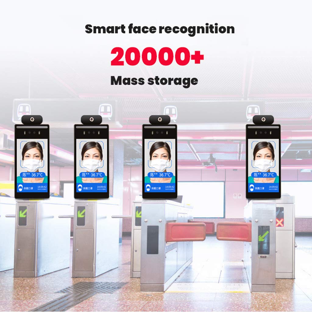 Buy ZQQ Face Recognition Body Temperature Measurement, Wall-Mounted 8 ...