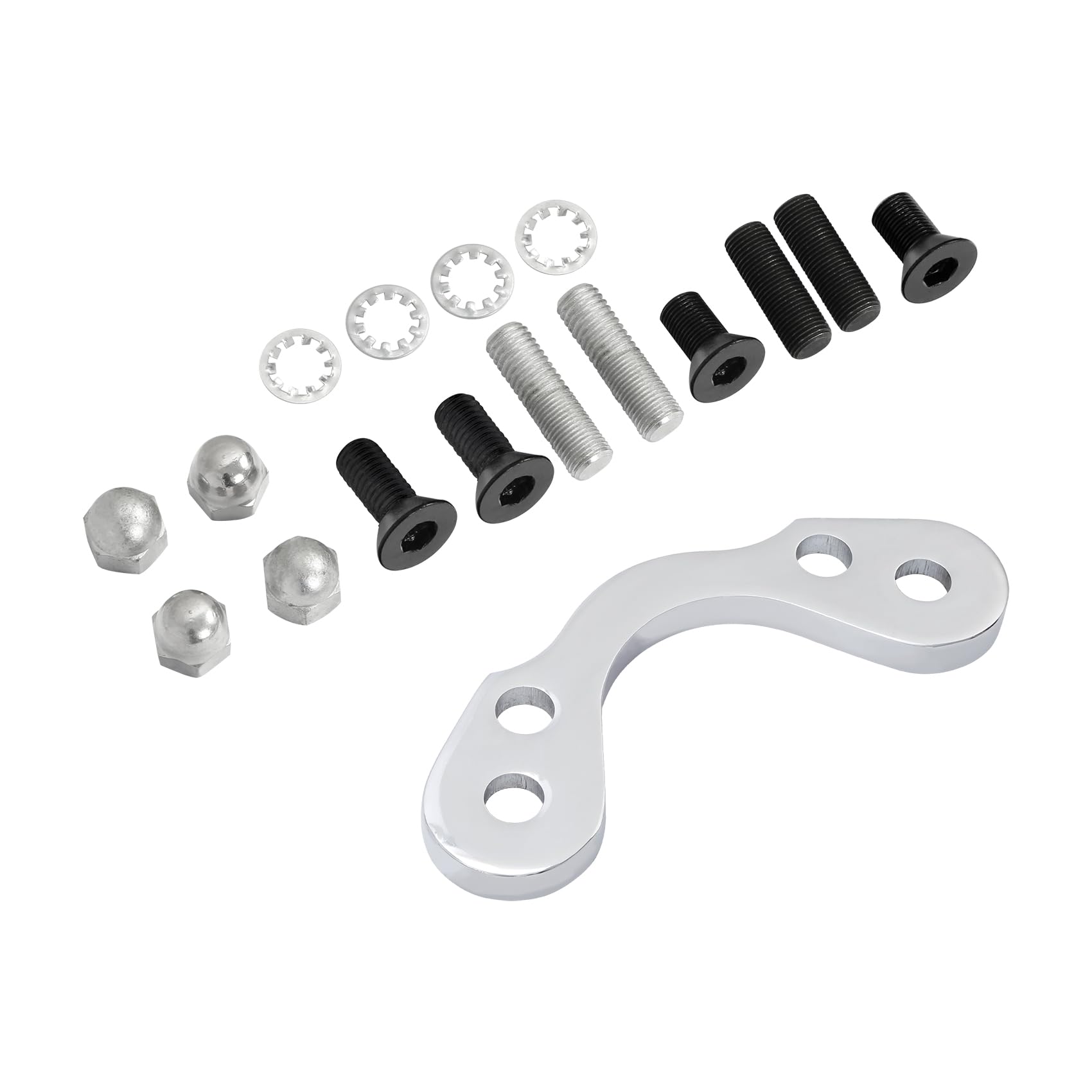 Amazon.com: XMT-MOTO Springer Handlebar Tree Adapter Clamp Converter 3. ...