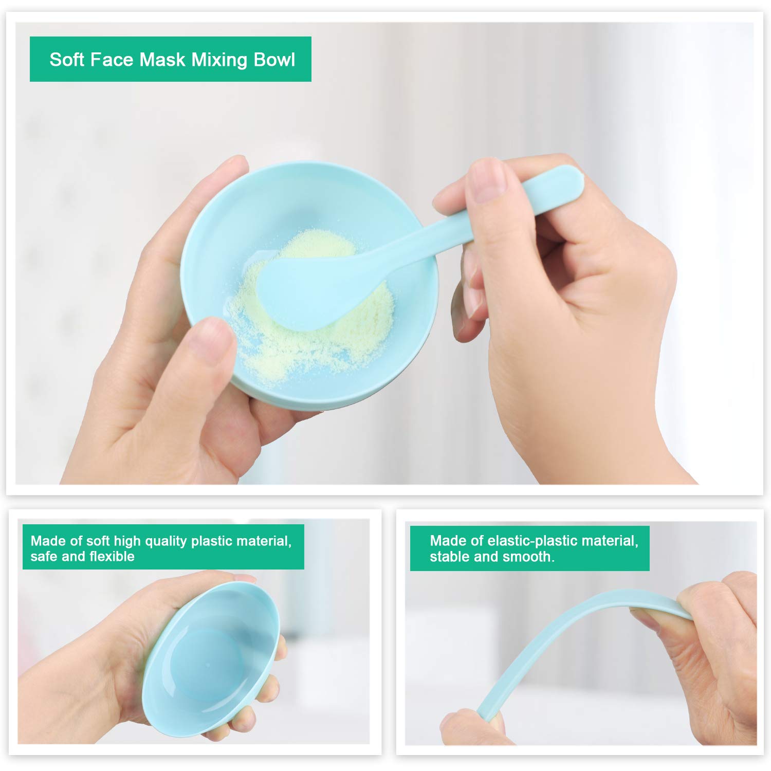 Face Mask Mixing Bowl Set, Fa...B08CB3W6L7 | Encarguelo.com