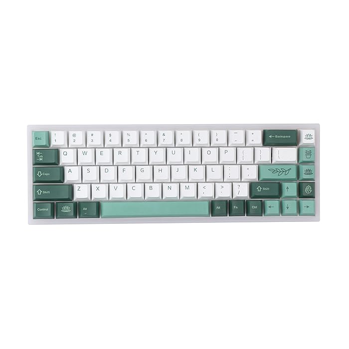 Buy EPOMAKER Botanical Garden 144 Keys PBT Cherry Profile Keycaps Set ...