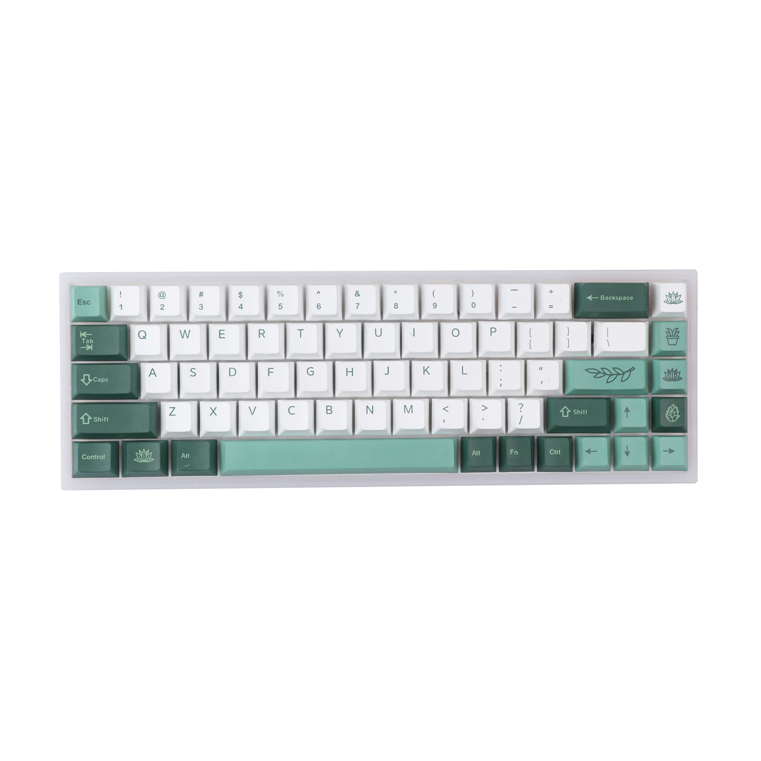 Buy EPOMAKER Botanic Garden 144 Keys PBT Cherry Profile Keycaps Set for ...