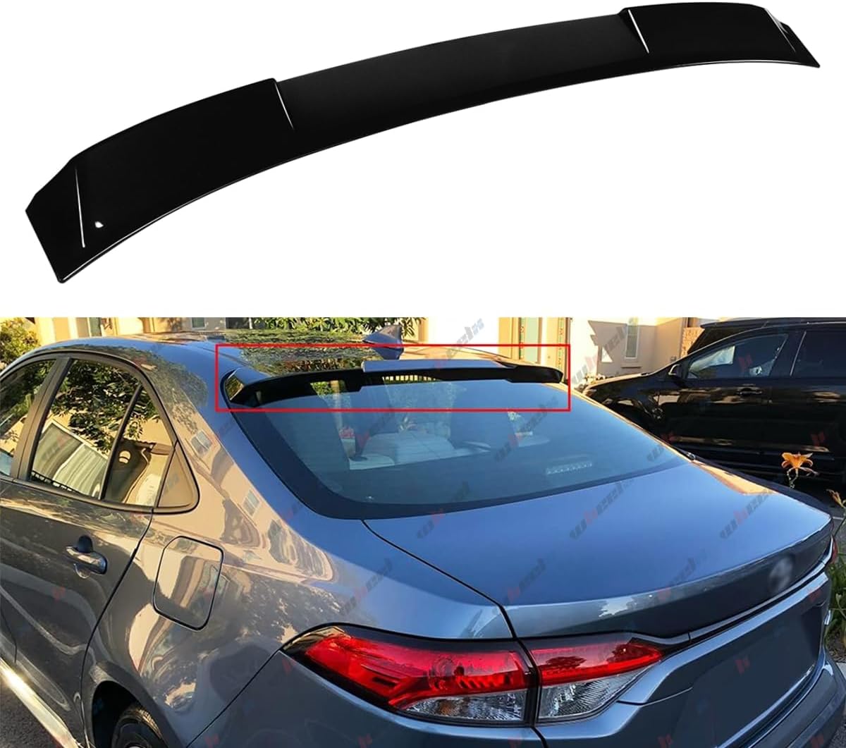 Amazon.com: WheelX Rear Window Rooftop Spoiler Compatible with 2020 ...