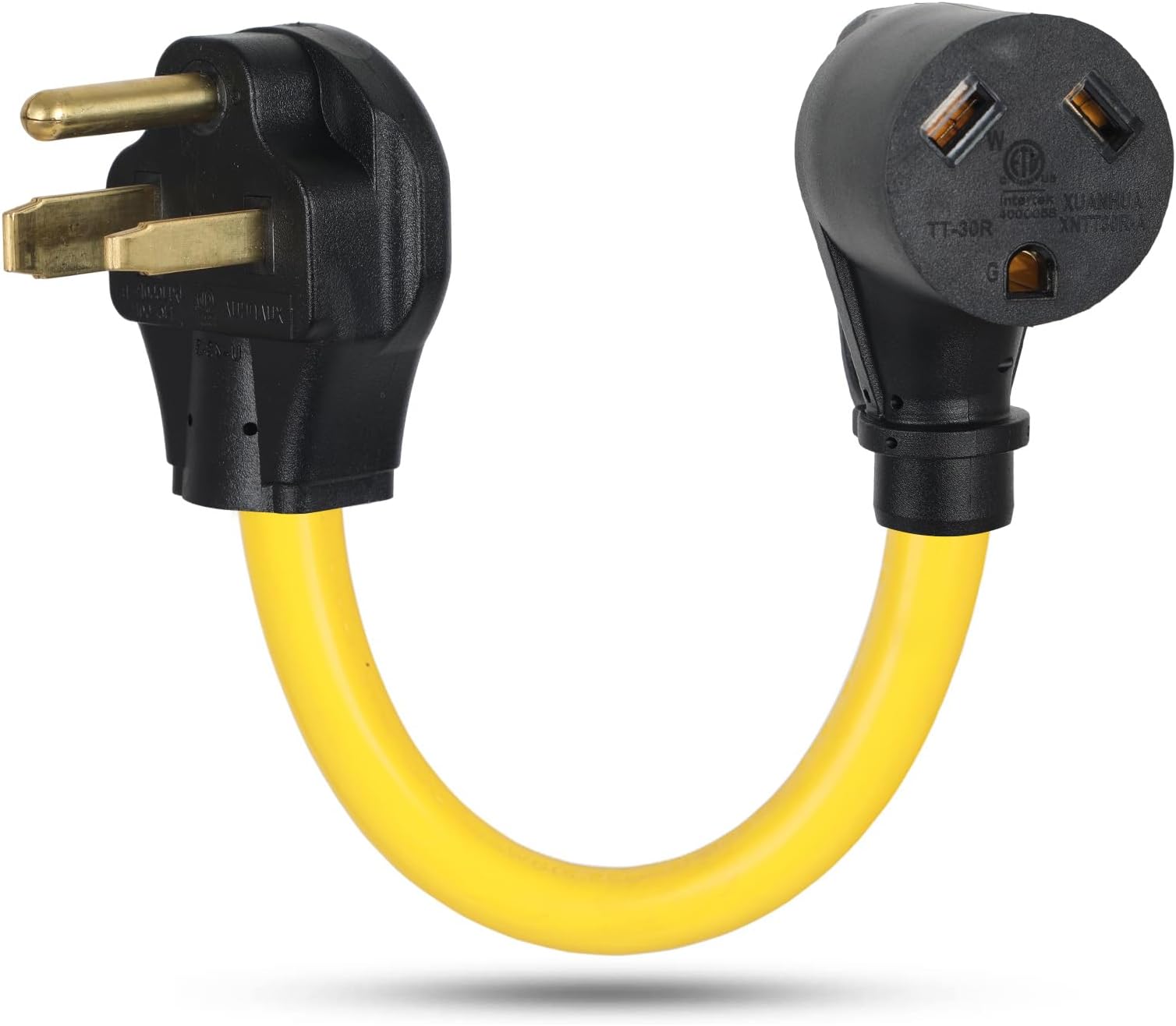 Amazon.com: Kanayu 30 Amp Plug Adapter NEMA TT-30P to L5-30R 3 Prong RV ...