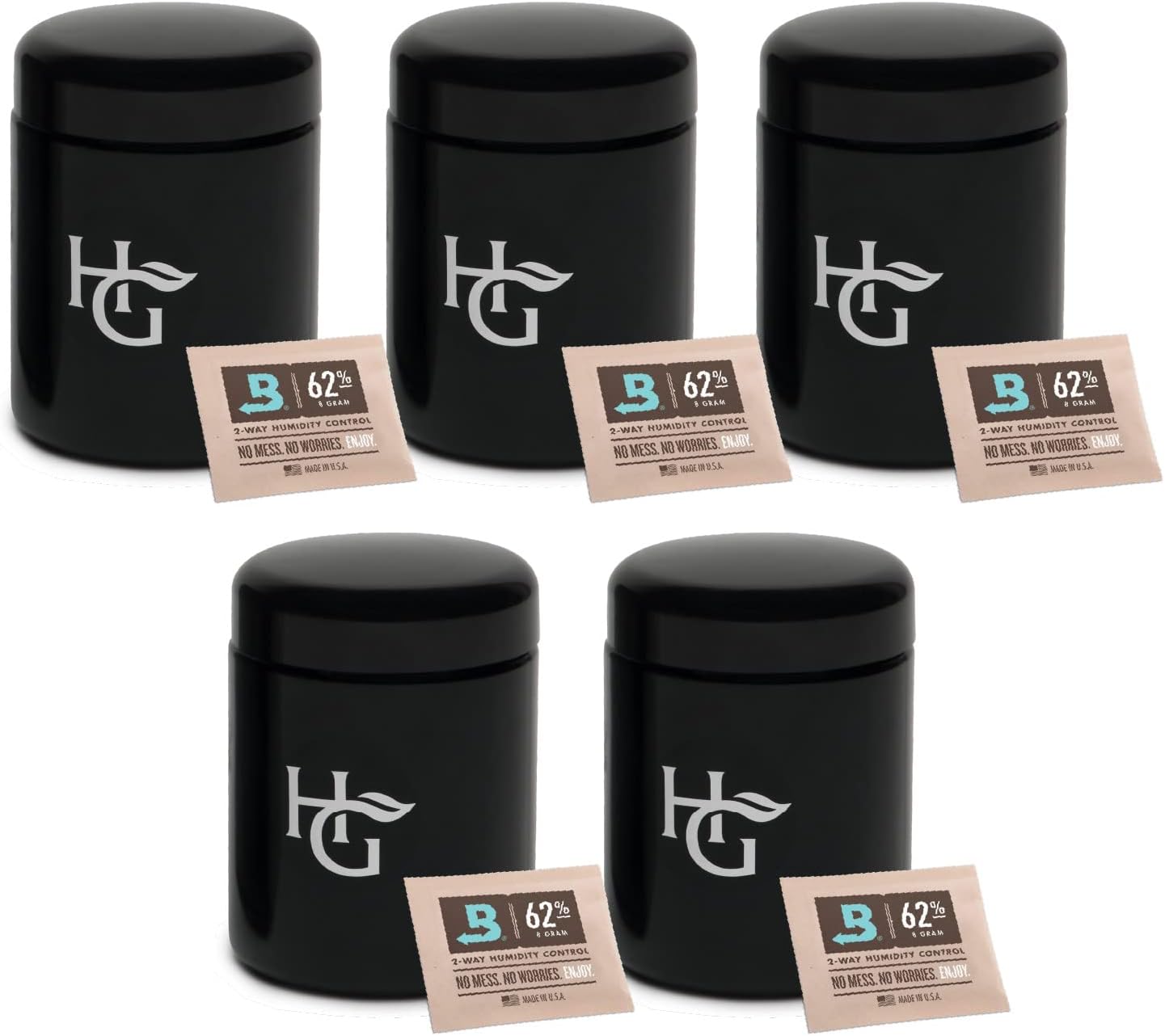 Amazon.com: Masterdam Jars 500ml StashShield UV Glass Jar - Smell-Proof ...