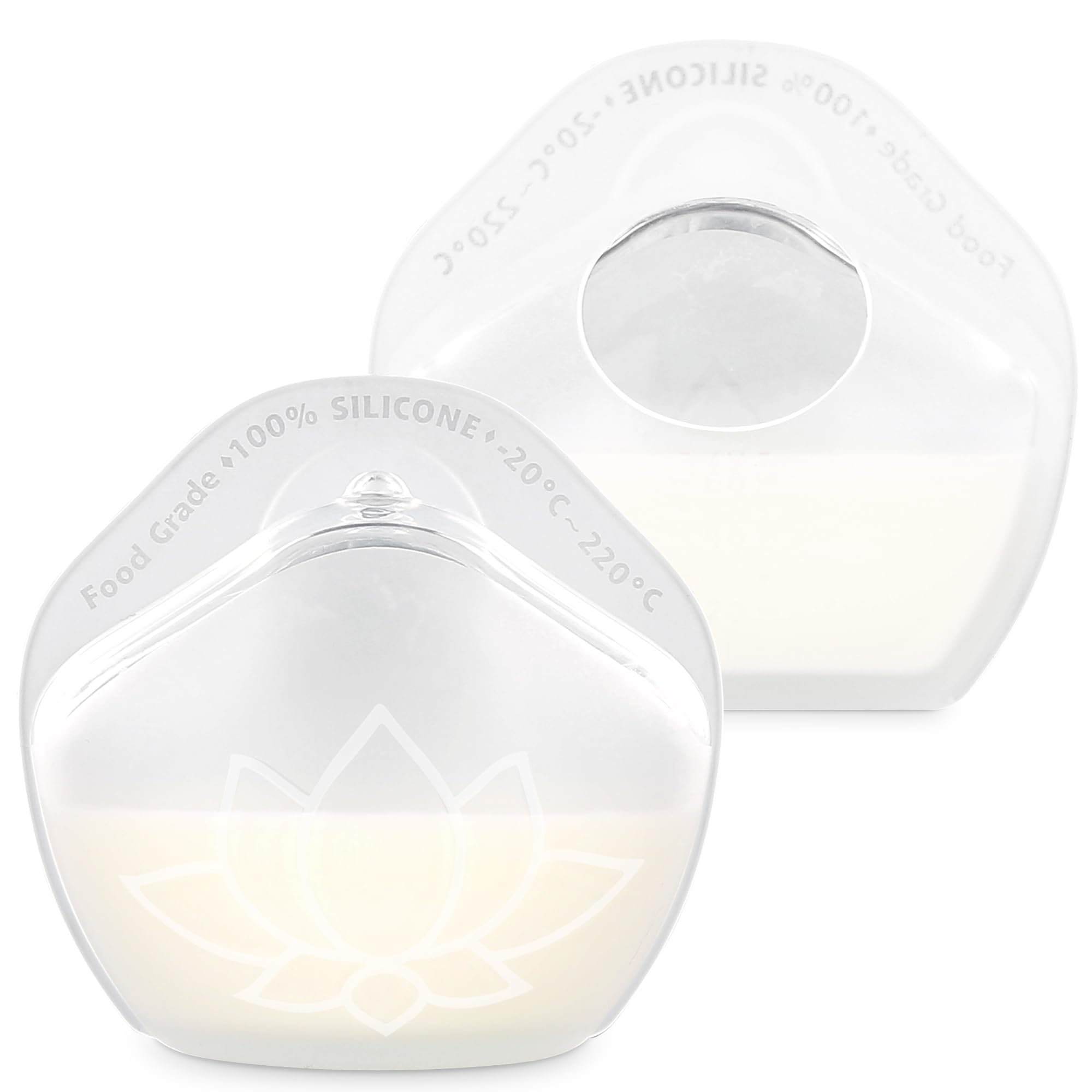 Amazon.com : Milk Collectors for Breastfeeding, 2 Pack Silicone Milk ...