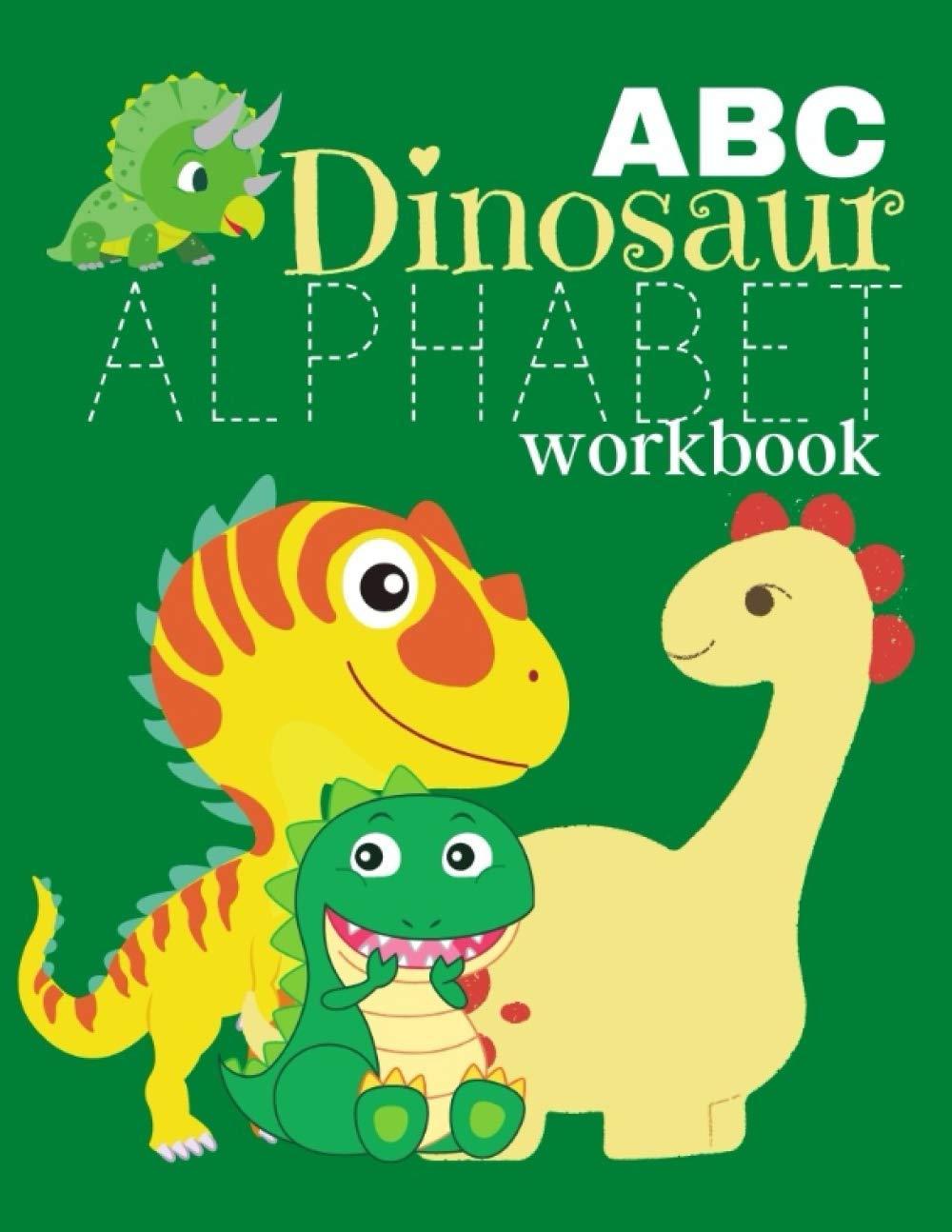 Buy Dinosaurs ABC Alphabet: Dino Alphabet Tracing Pen Control Practice ...