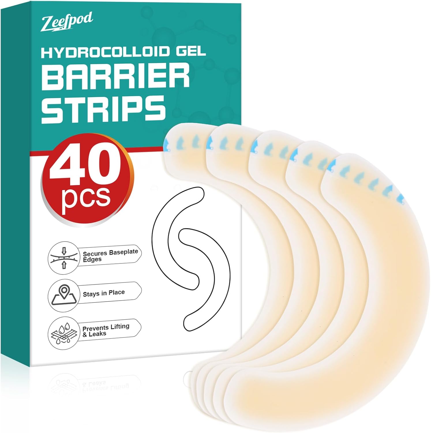 Amazon.com: 40 PCS Ostomy Barrier Strips,Ostomy Supplies,Elastic ...
