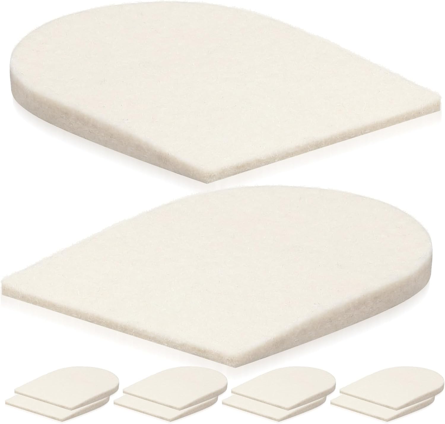 Amazon.com: Thyle 5 Pairs 1/4 Inch Felt Heel Cushion Pad for Pain ...