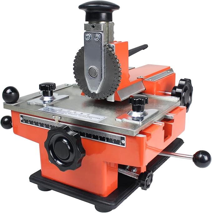 Amazon.com: CNCTOPBAOS Metal Nameplate Marking Machine Semi-Automatic ...