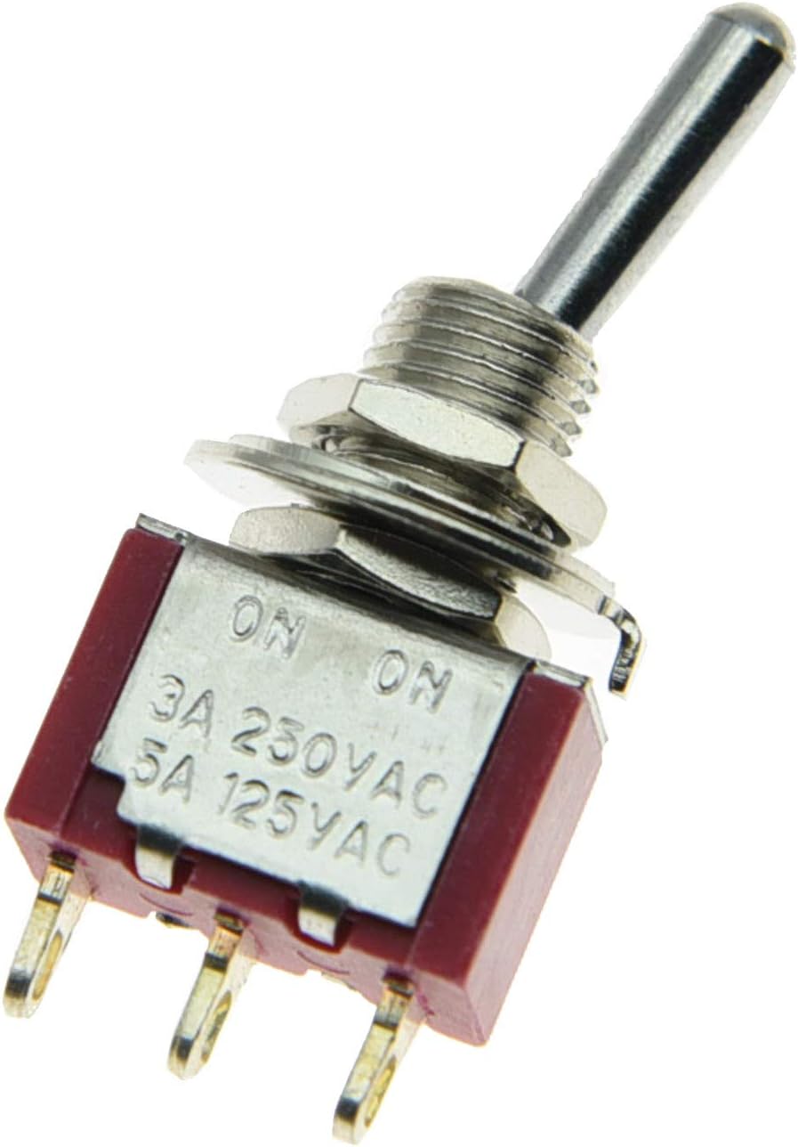 Mini Toggle Switch - DPDT On/Off Type: Electronic Component Toggle ...