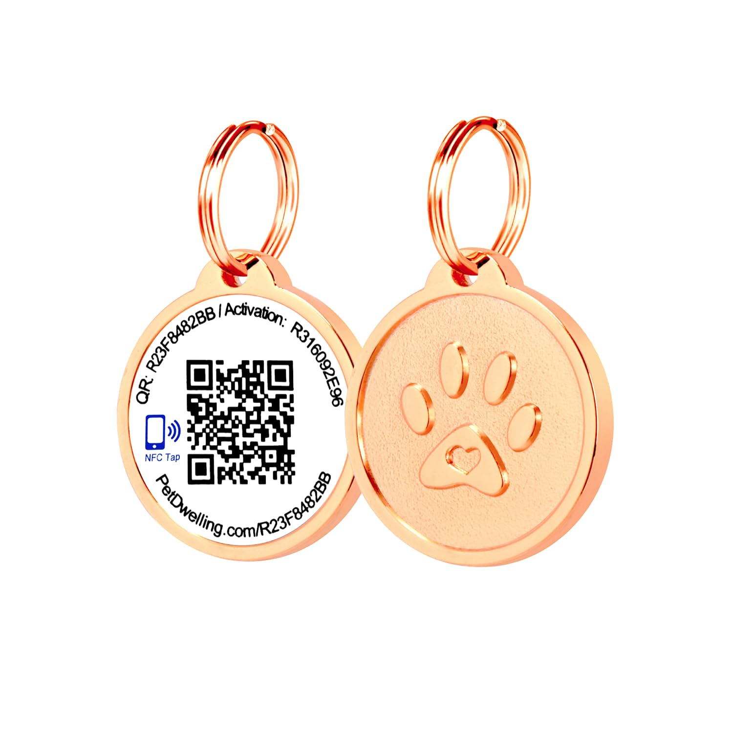 Buy Premium NFC & QR Code Smart Dog ID Tag - Easy Scanning, Instant ...