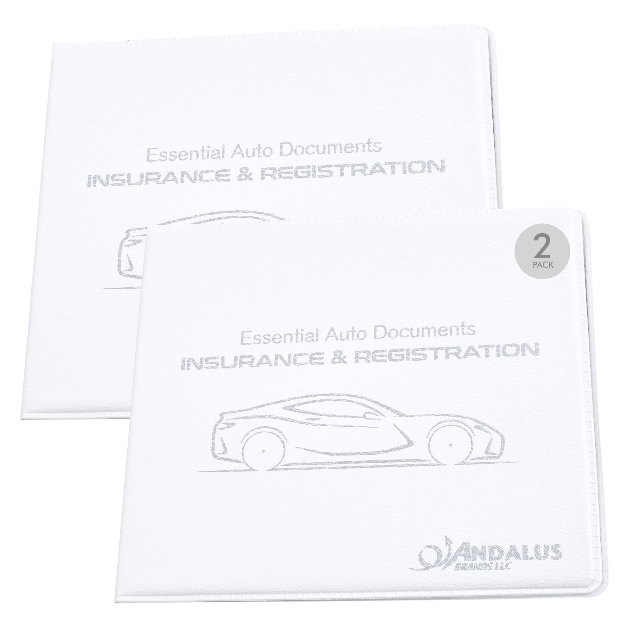Amazon.com: Andalus Auto Registration & Insurance Card Holder Pack of 2 ...