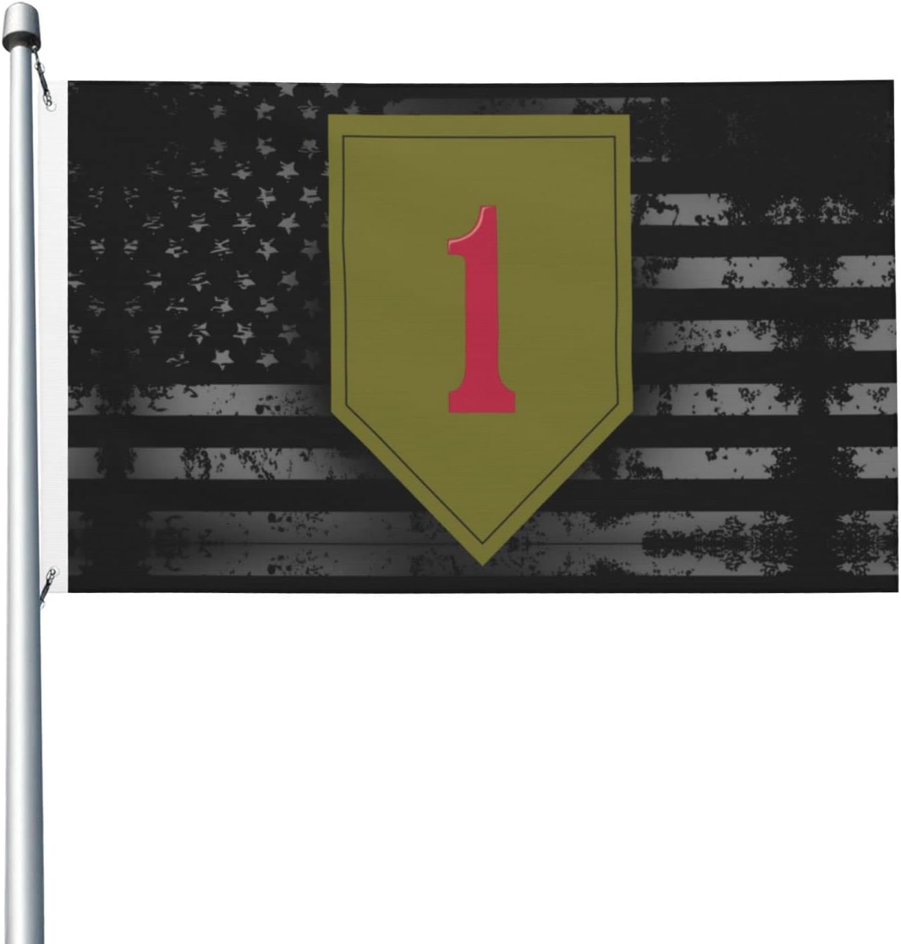 Amazon.com : US Army 1st Infantry Division Flag 3x5 Feet Double-Sided ...