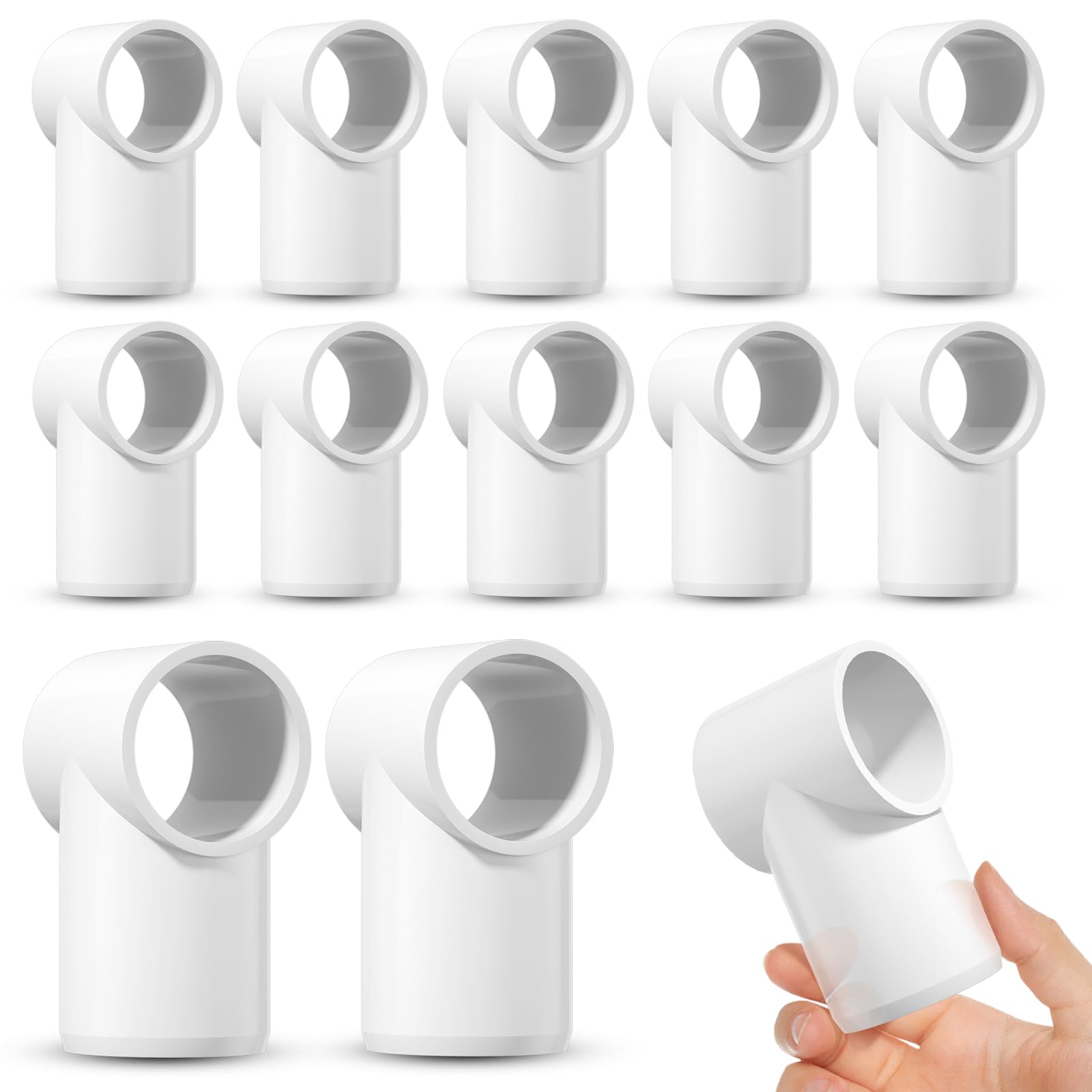 Snapklik.com : 3/4" Adjustable PVC Fittings 3 Way, 18PCS Furniture ...