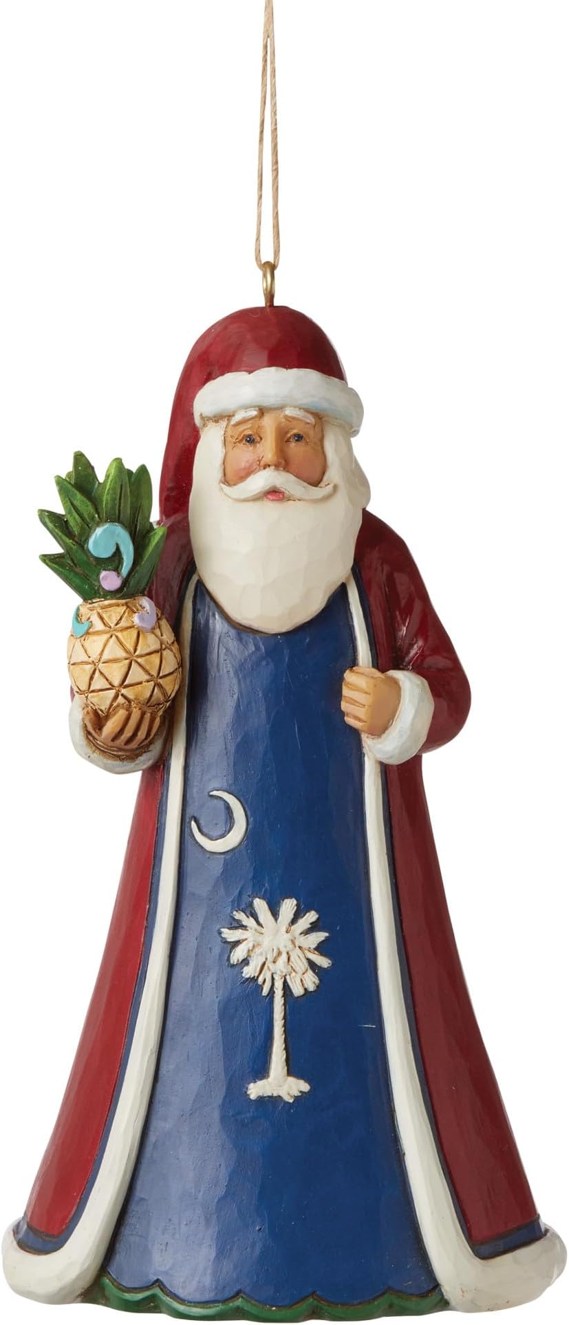 Amazon.com: Enesco Jim Shore Heartwood Creek Nordic Noel Santa Hanging ...