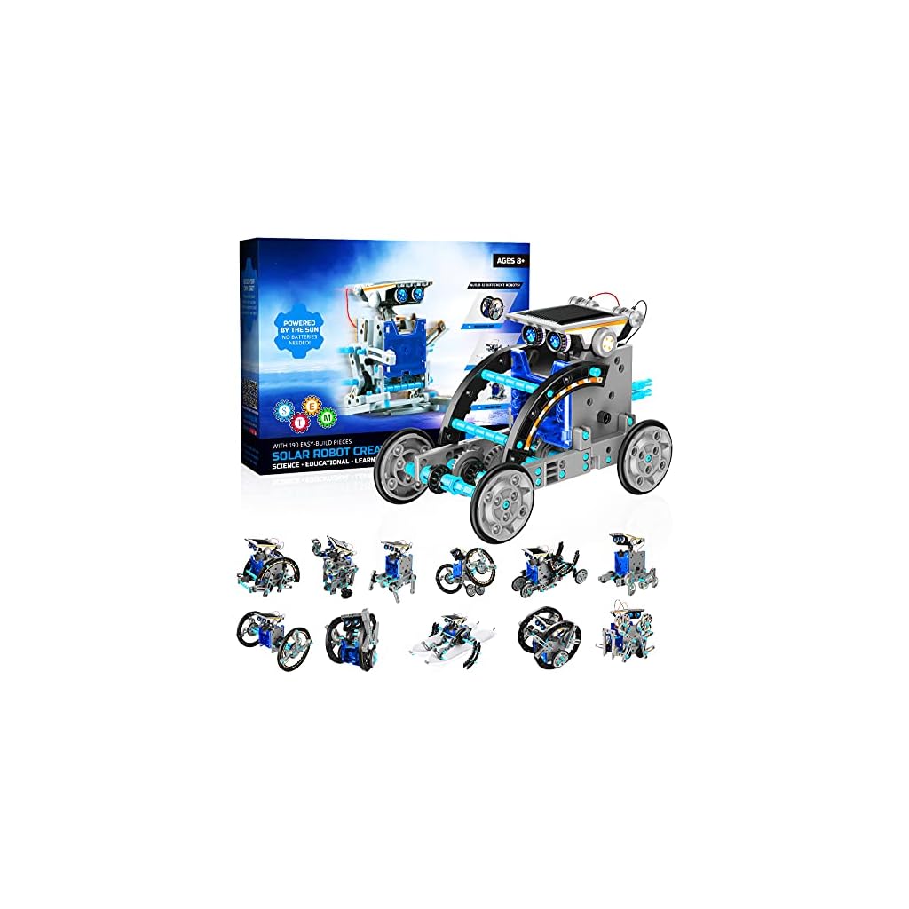 Homatee STEM Toys 12 in 1 Education Solar Robot DIY Learning Building homatee-stem-toys-12-in-1-education-solar-robot-diy-learning-building