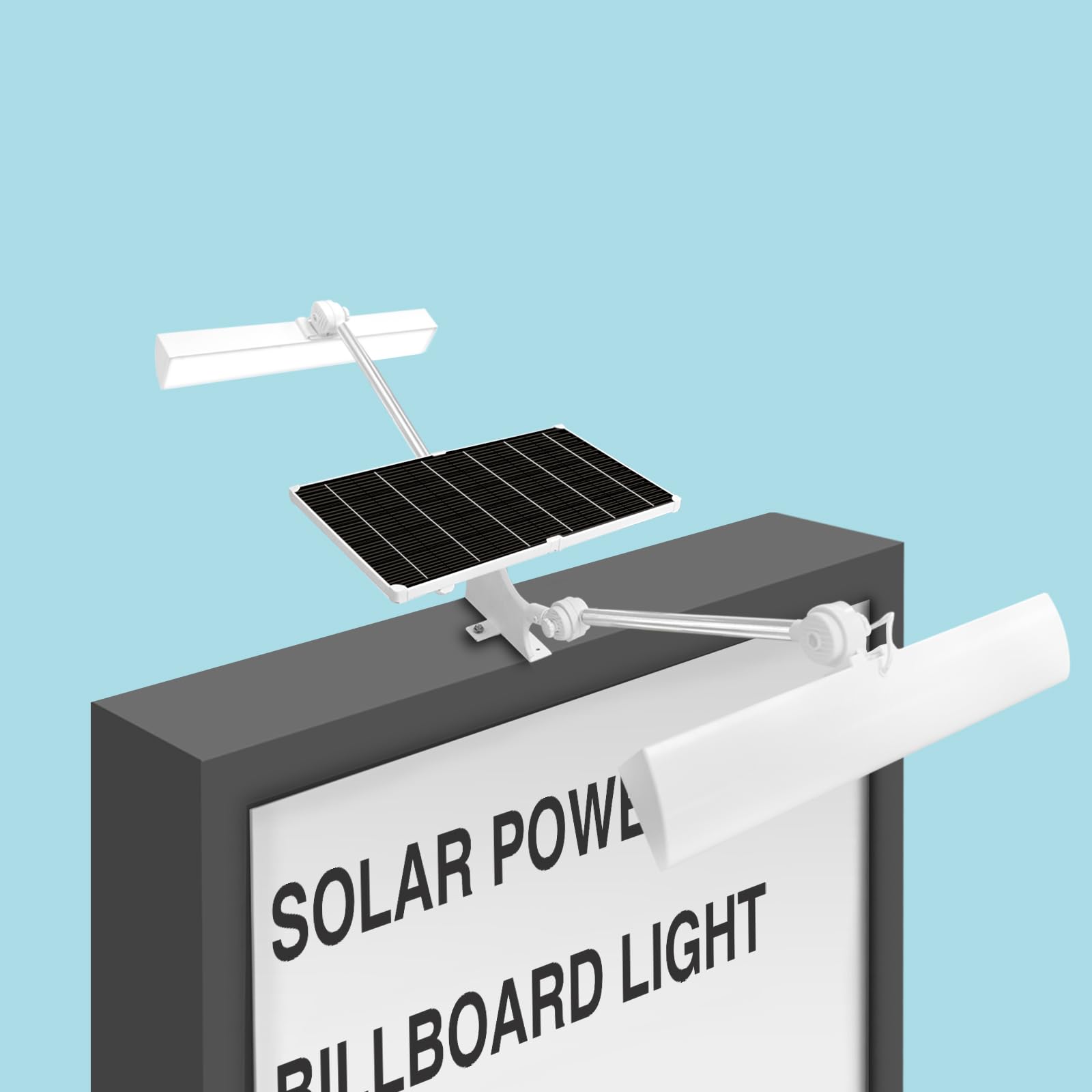 KARLIOBE Solar Billboard Lights Outdoor,420 LEDs Super Bright Solar ...