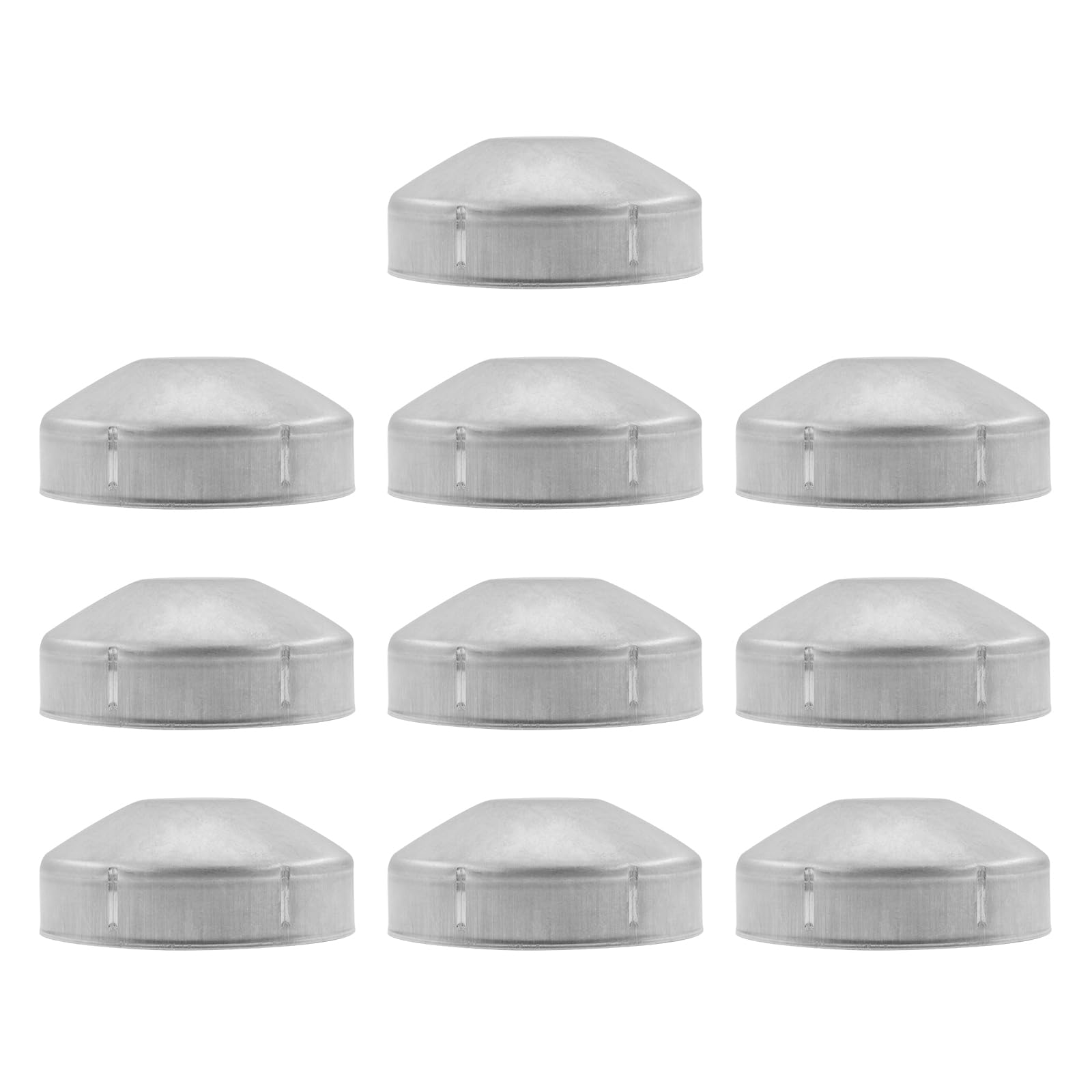 Amazon.com : 10 PCS Chain Link Fence Post Caps,SAFYY Metal Fence Post ...