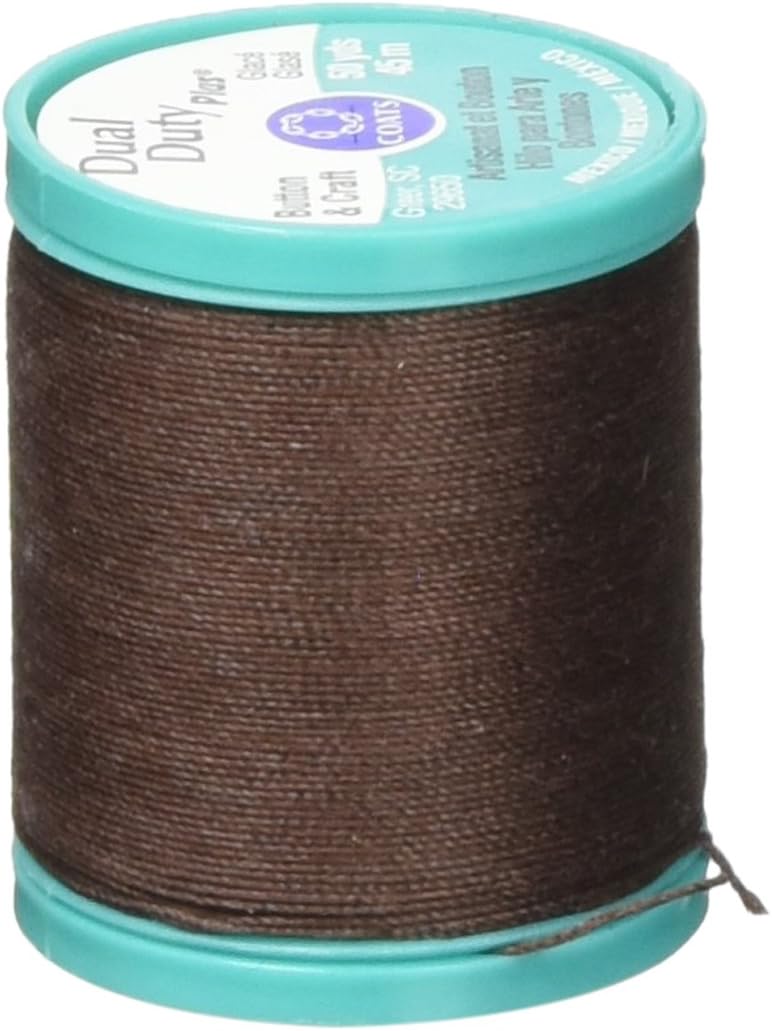 Amazon.com: Dual Duty Plus Button & Carpet Thread 50yd-Slate