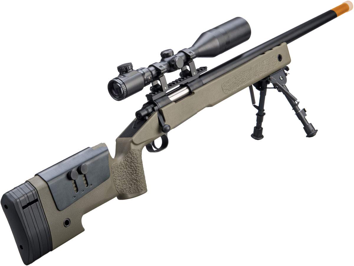 Evike PDI Custom S&T USMC M40A3 Bolt Action Airsoft Sniper Rifle w/PDI ...