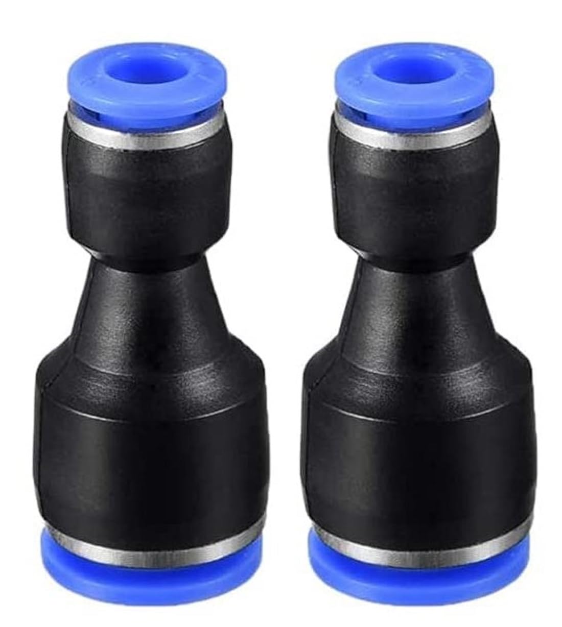 8mm to 4mm Pneumatic air pipe push connector (PG8-4) joint connector (2 ...