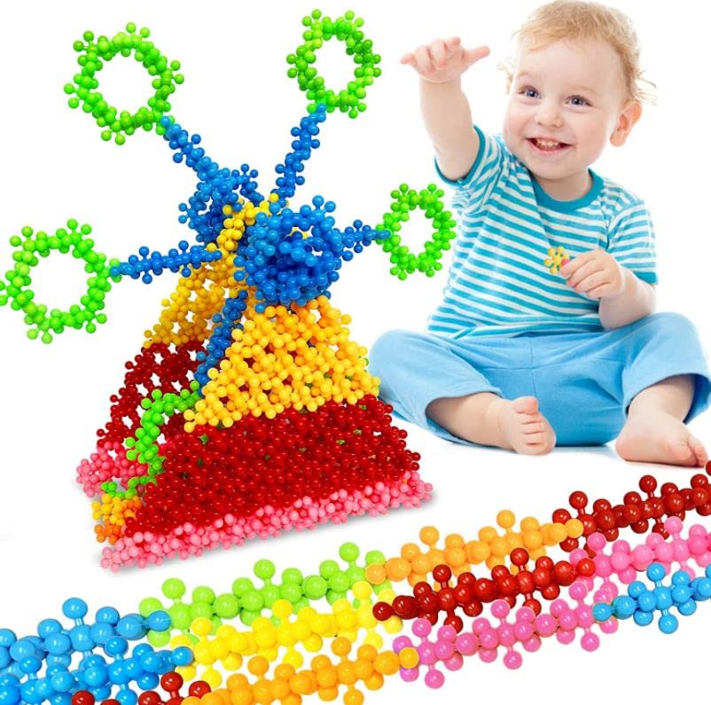 Interlocking Toys Plastic Manipulatives 100x Cubes, Homeschool